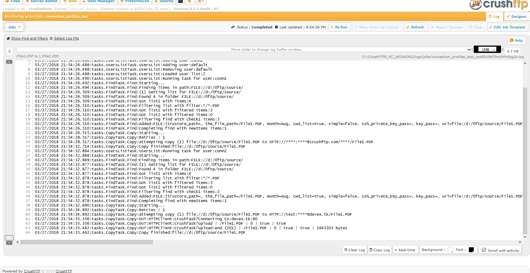 Crush11wiki: Connection_job_log.png